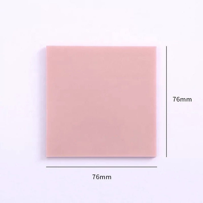Viral Transparent Matte Sticky Notes | 7.5x7.5 cm – Supple Room